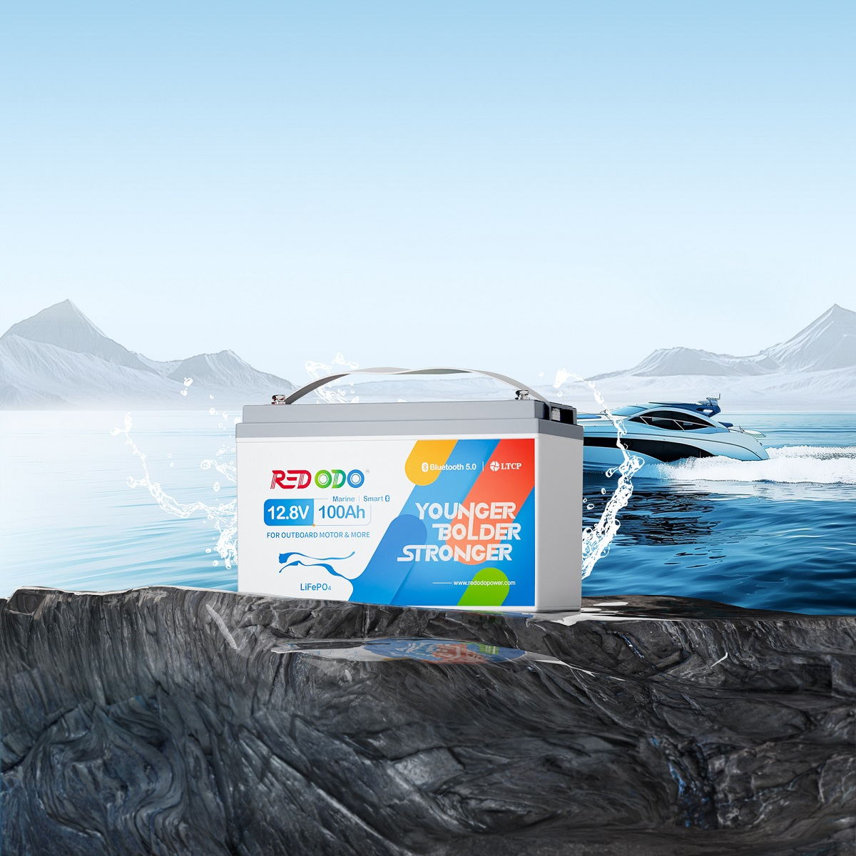 High-Performance Lithium Outboard Motor Batteries - Redodo
